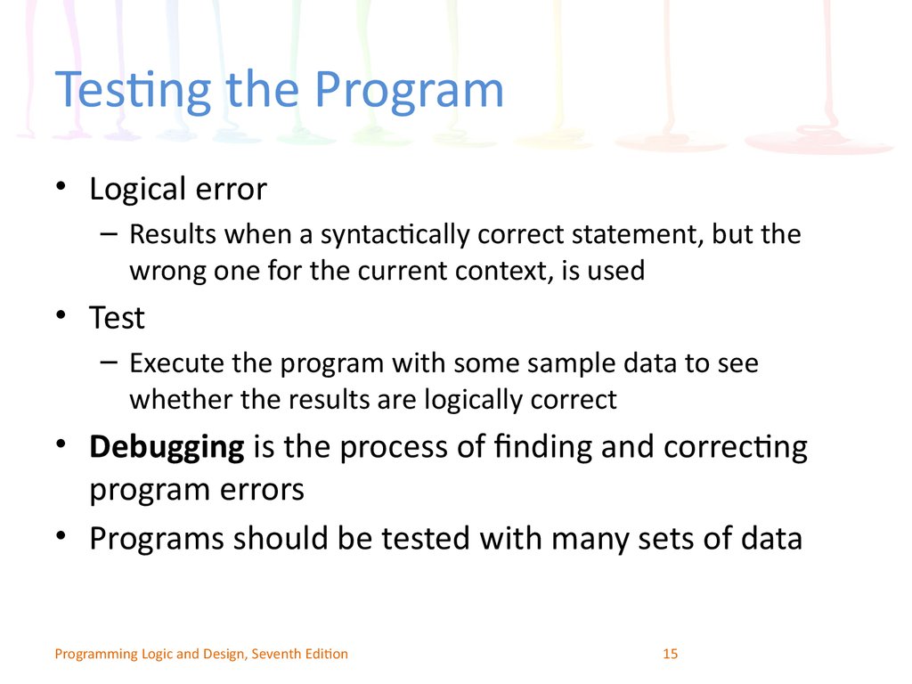 Programming Logic And Design Seventh Edition Chapter 1 An Overview Of 