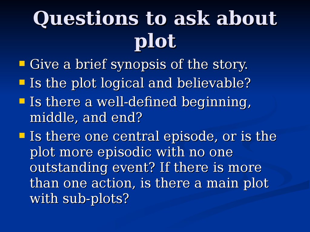 Notes Short Story Elements Elements Of A Short Story 