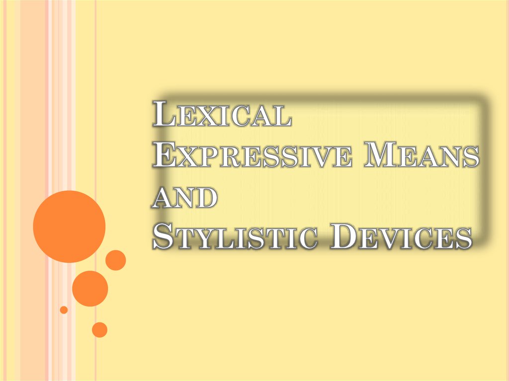 lexical_expressive_means - online presentation