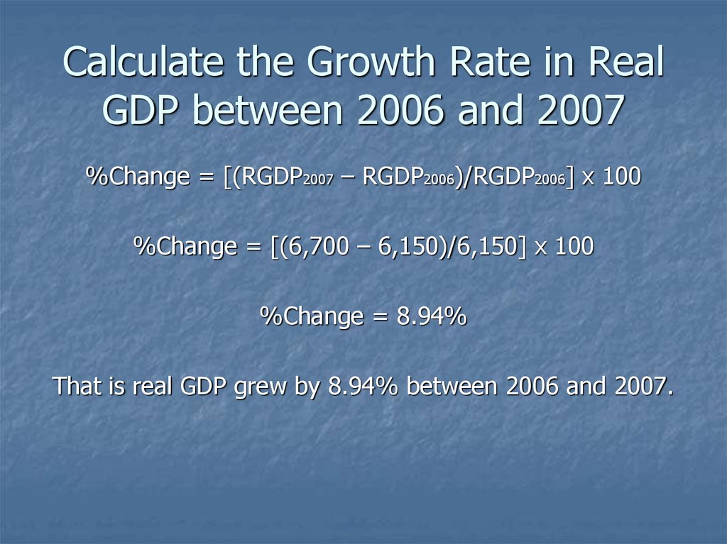 How To Calculate Gdp Growth Rate Between Two Years Haiper
