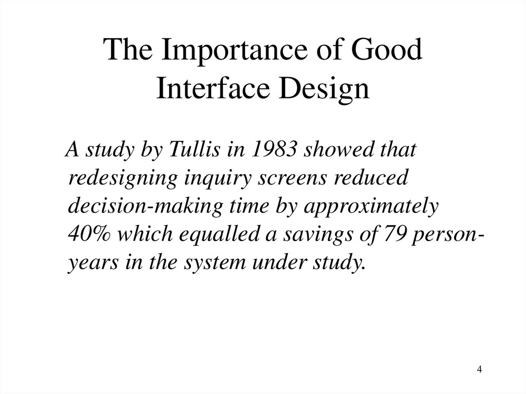 Graphical User Interface Design Online Presentation