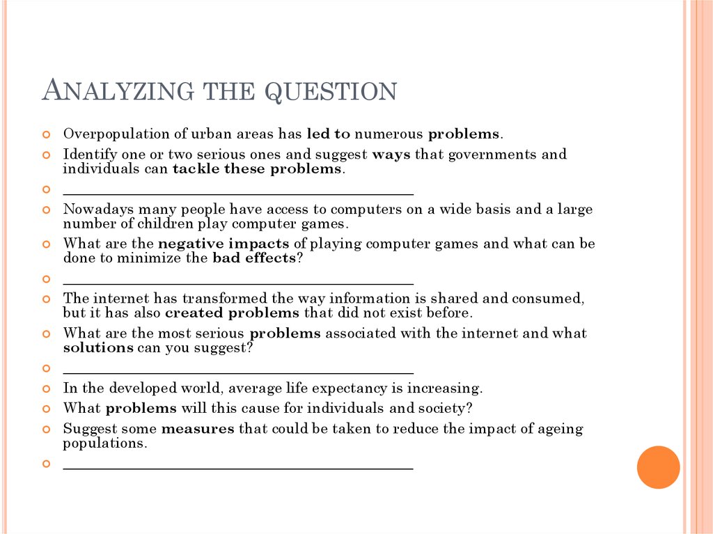 Problem solving Essay 