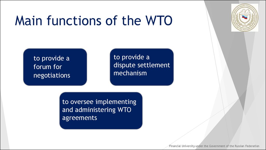 World Trade Organization Online Presentation