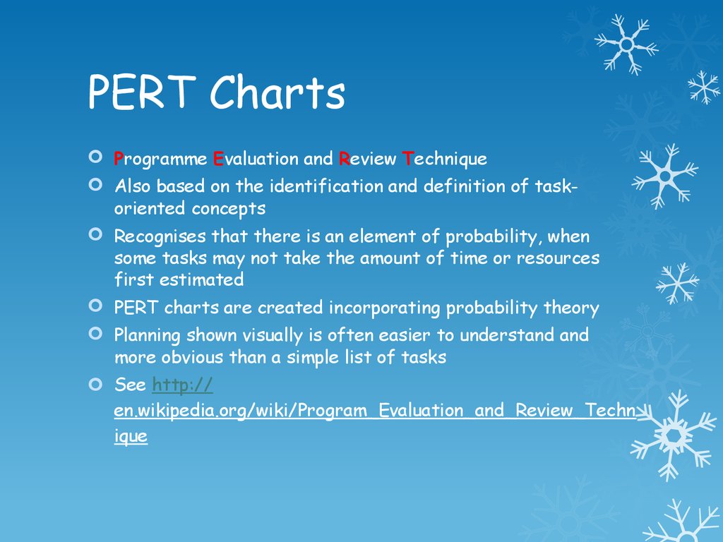 Project Management Tools PERT And CPA 