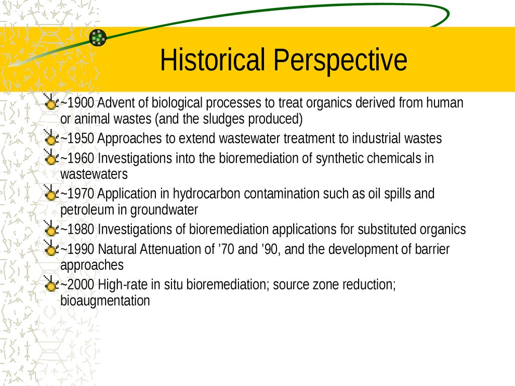 Bioremediation 
