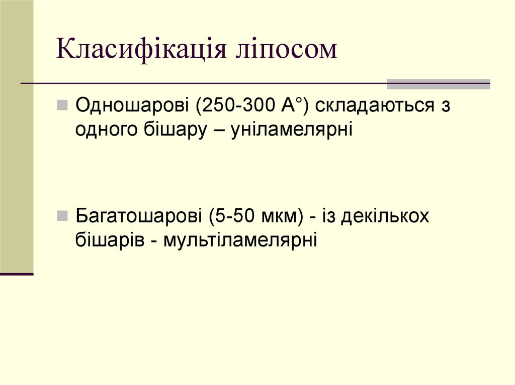 Ліпосомальні препарати - презентация онлайн