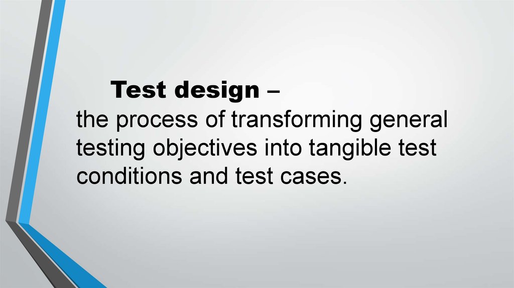 Test Design Techniques Online Presentation