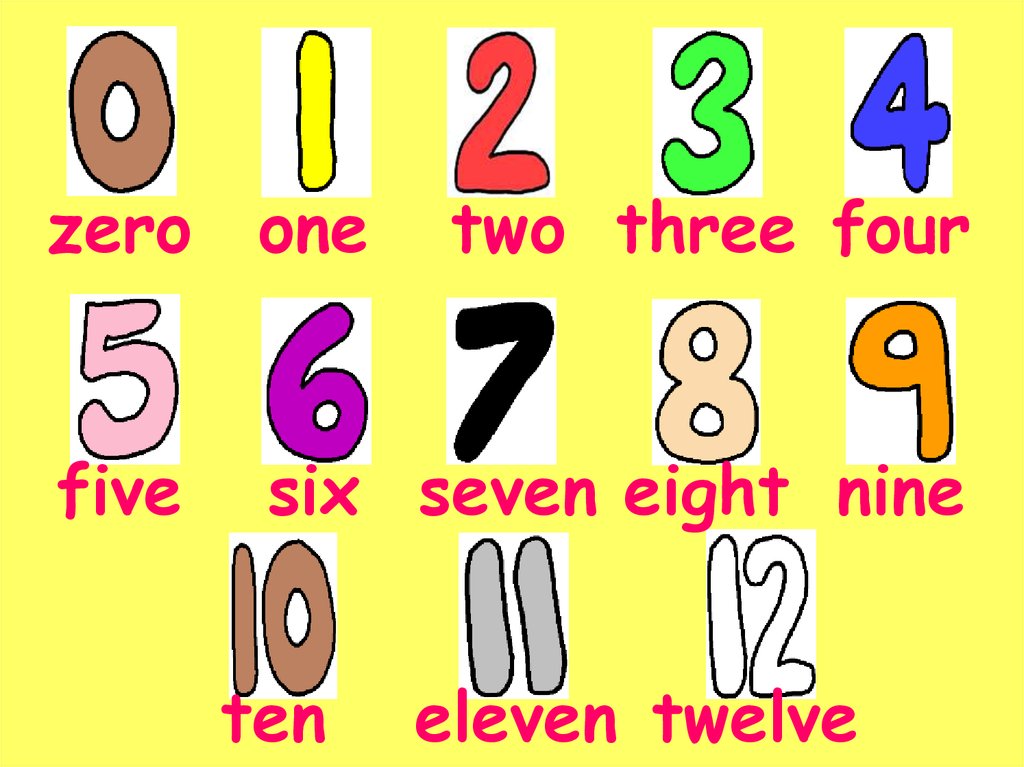 Numbers 1 15 Online Presentation