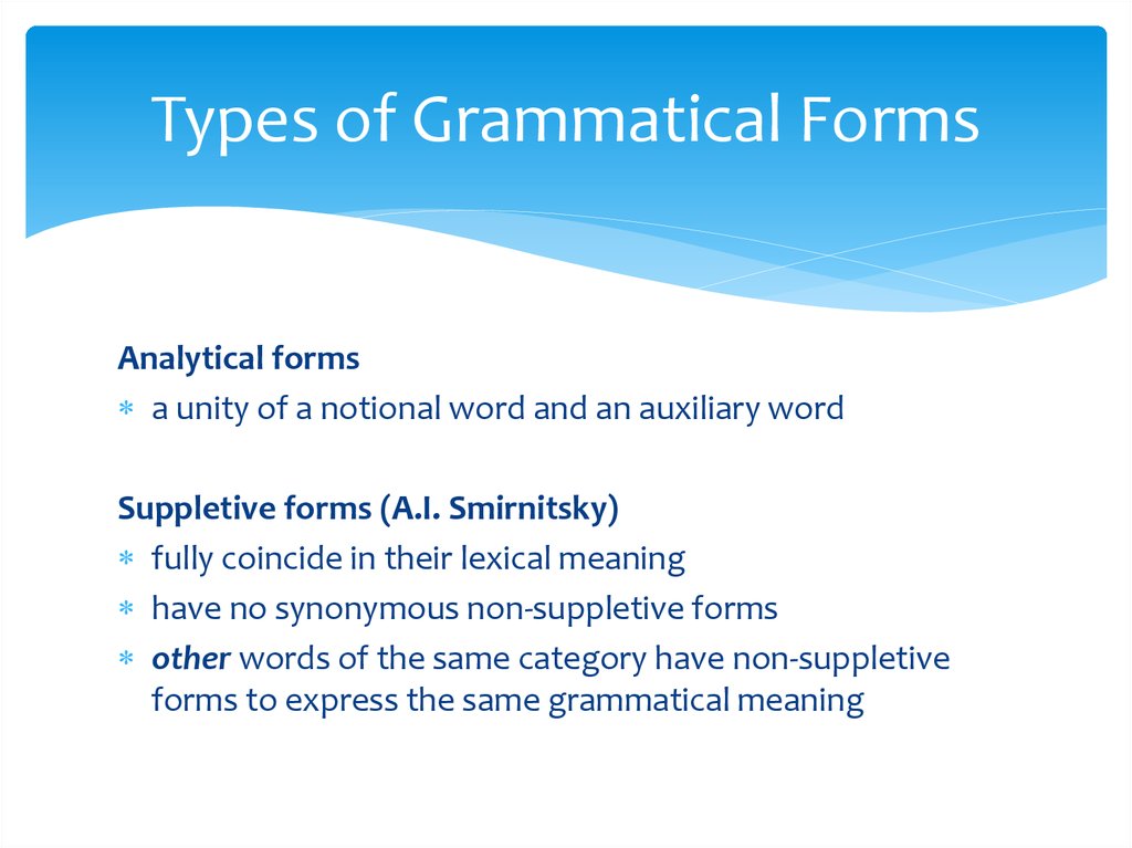 Grammar As A Branch Of Linguistics Structure Of Modern English