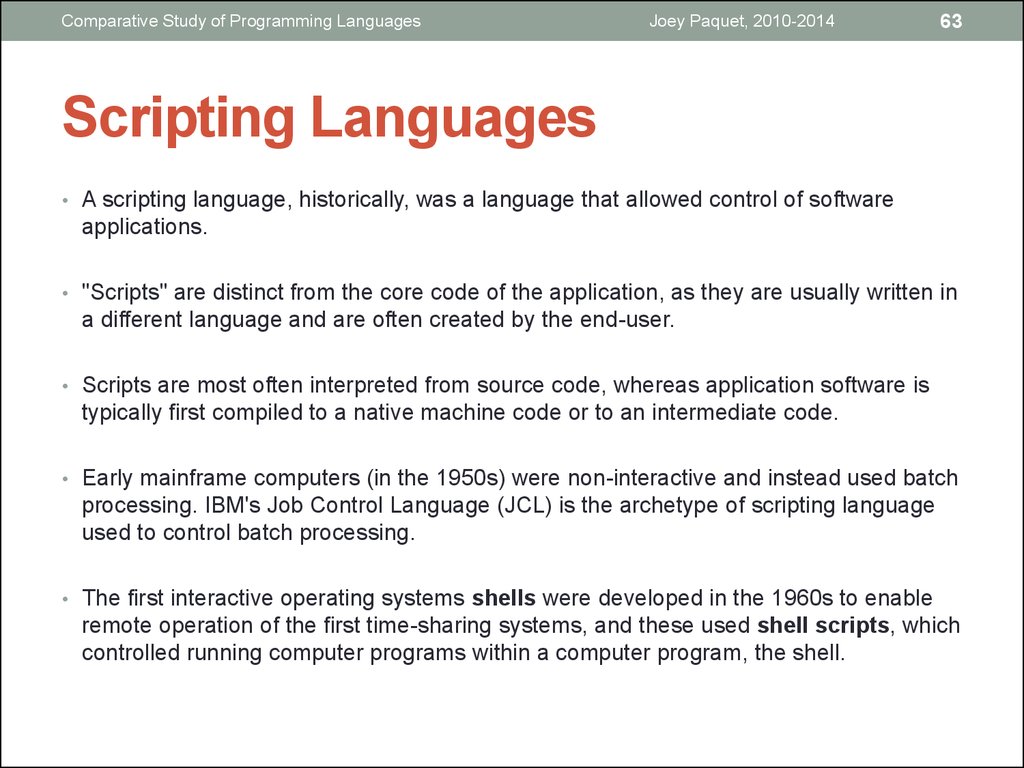 COMP6411 Comparative Study Of Programming Languages Part 2 Online