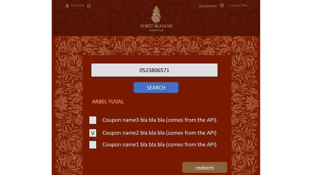 Redeem copun foret blanche - презентация онлайн