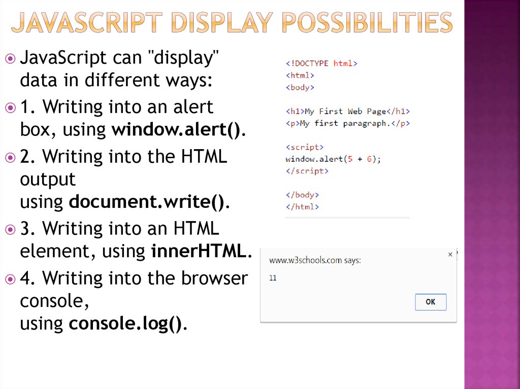 Introduction To JaVaScript Online Presentation