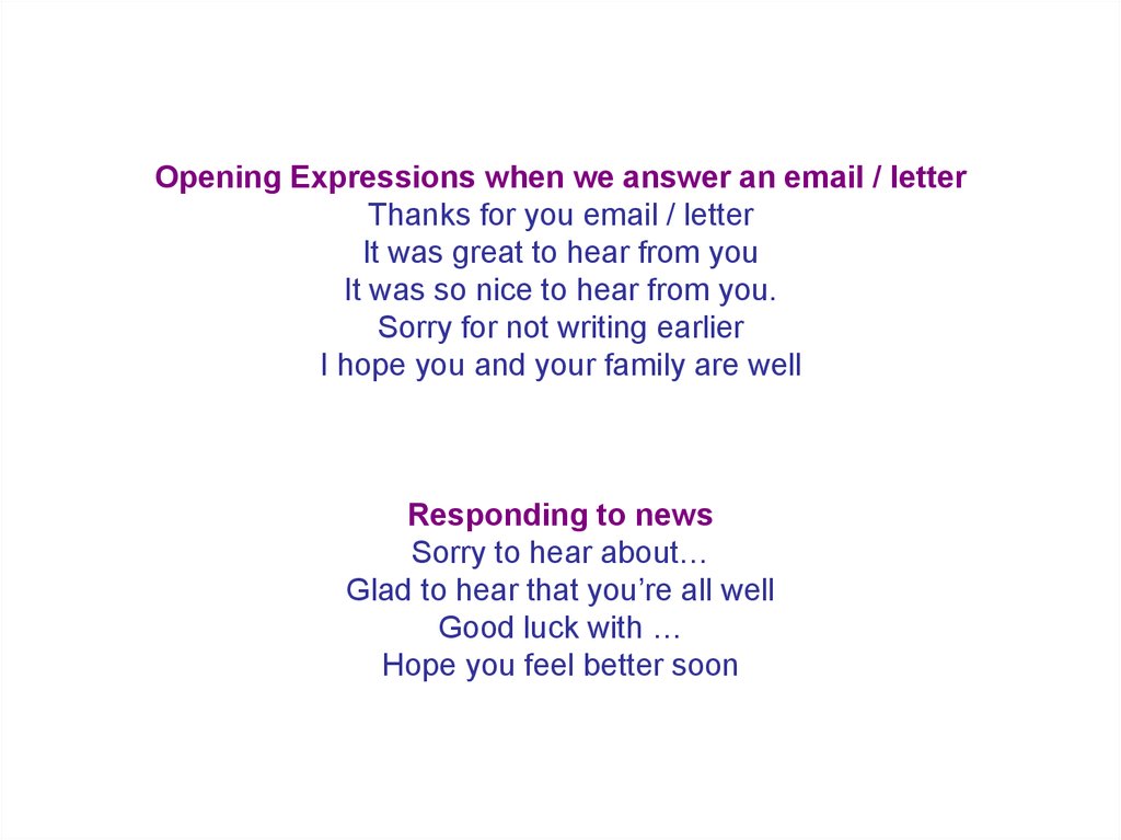 An Informal Letter Online Presentation