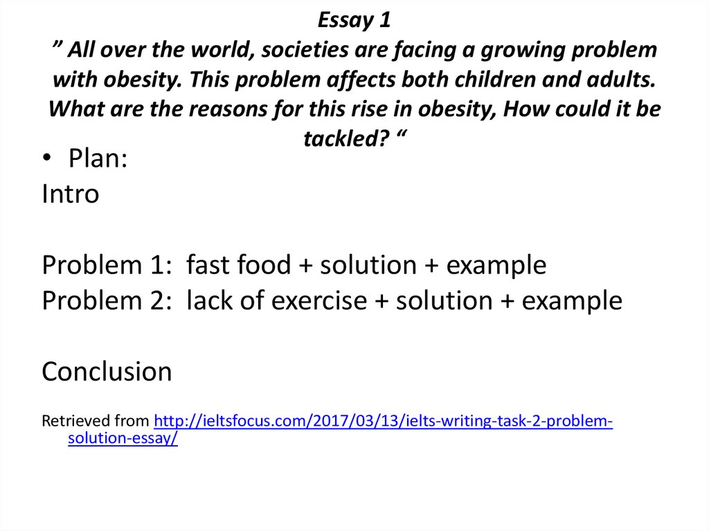 Writing A Problem Solution Essay Telegraph