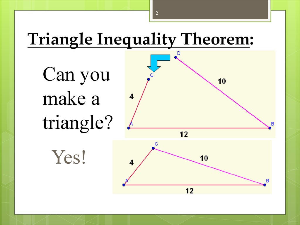 Triangle Inequalities 