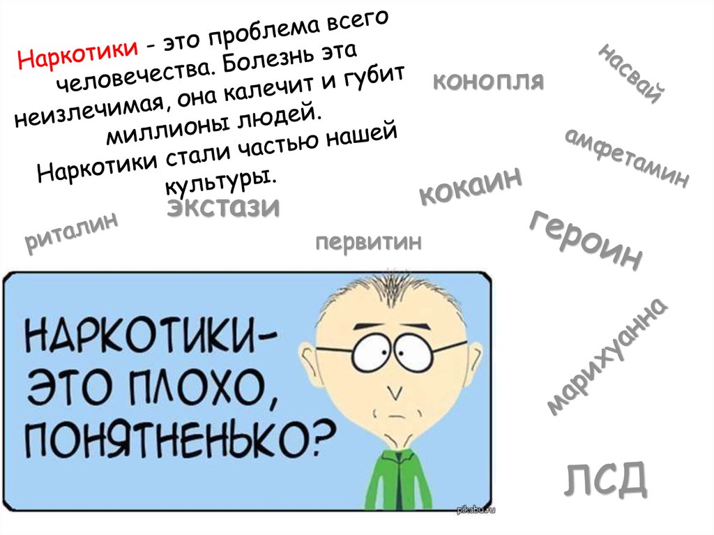 Мы против наркотиков - online presentation